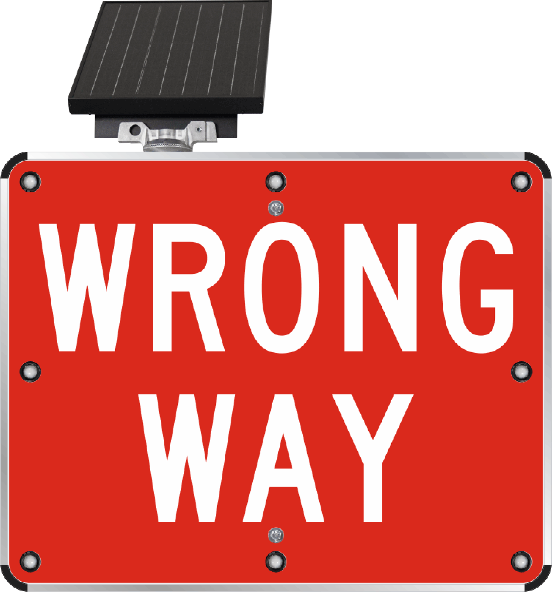 Wrong Way Signs With Led Lights LegendViz Wrong Way Sign Traffic