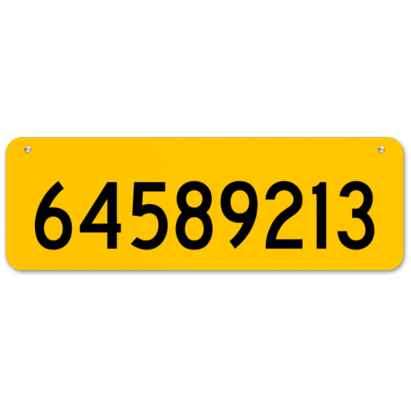 Horizontal 911 Address Sign with Street Name - Shop Now, Ships Fast