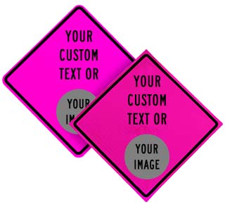 Pink Roll Up Sign - Shop Now, Ships Fast