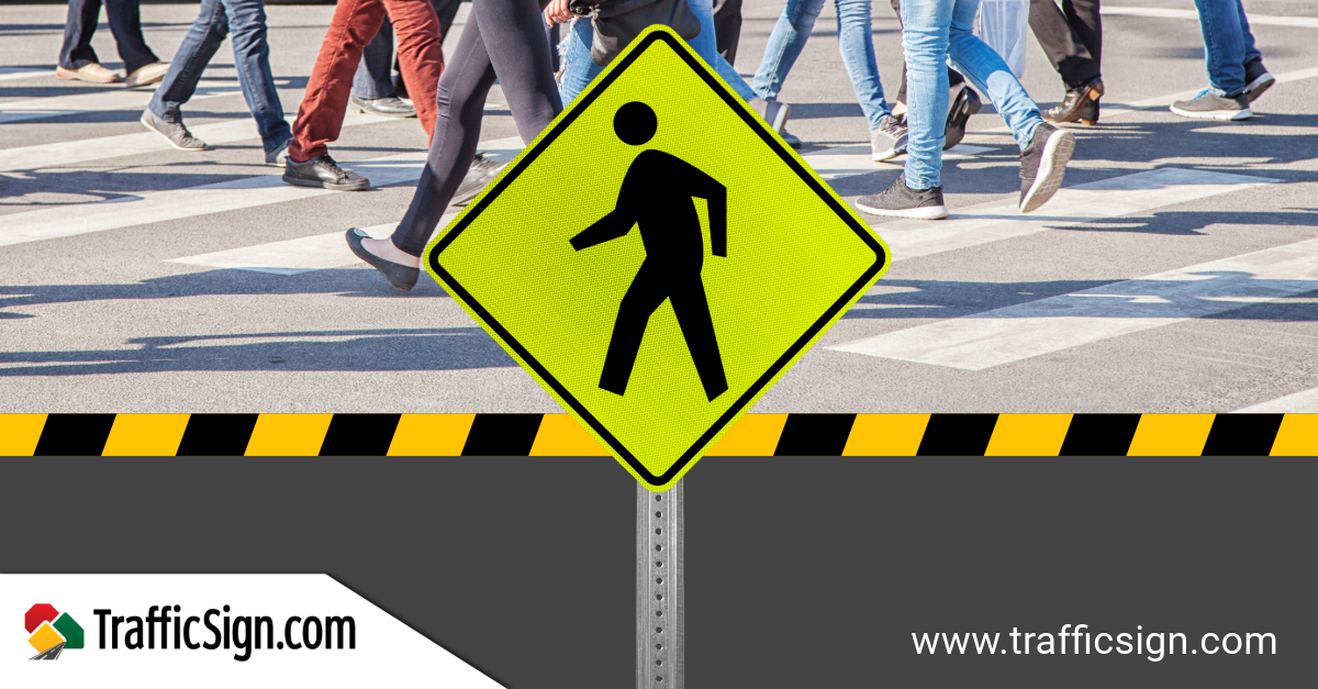 Pedestrian Crossing Signs - Order Online Today, Ships Fast
